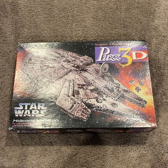 Toys | Vintage Star Wars Millennium Falcon 3d Puzzle | Poshmark